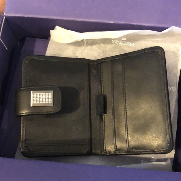 Bags | Swarovski Crystal Embellished Wallet Like New Unused Condition ...